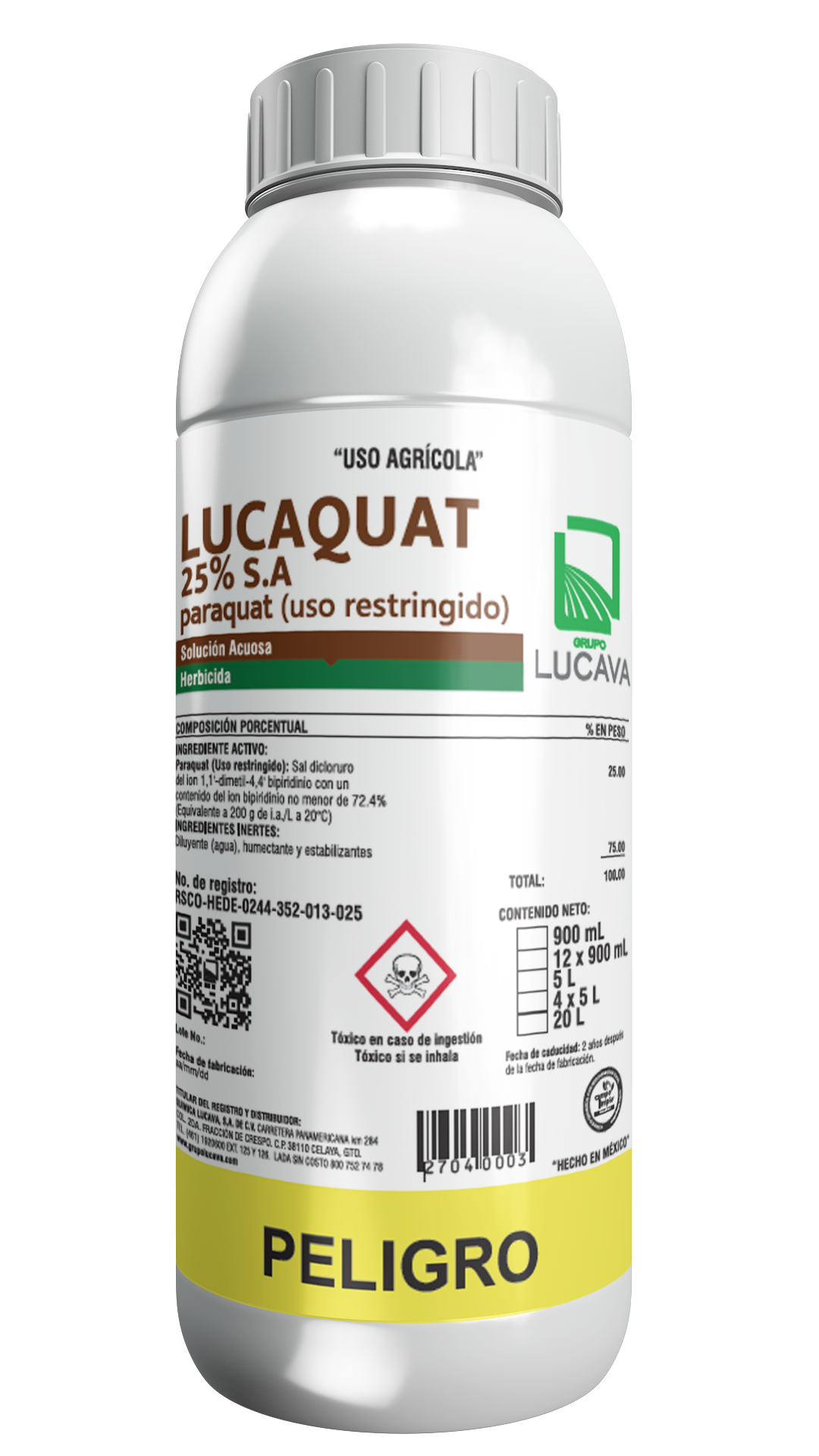 Lucaquat 25% - Agro Lucava